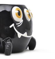 China Earthenware Animal Ceramic Mugs Halloween Designed With 3D Handpaint for sale
