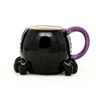 China Earthenware Animal Ceramic Mugs Halloween Designed With 3D Handpaint for sale