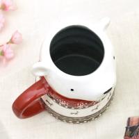 China 3d Mug Snowman Ceramic  Porcelain Christmas Mugs Ceramic 3d Mug In Santa Design for sale