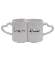 China High Grand Mugs Ceramic Custom Couples 3d Mug For Household Porcelain Mugs 12x8.8x9.8CM for sale