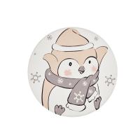 China Customized Logo Round Coasters Cork Base for Bar Drink Home Deco with Gold Rim Ceramic Marble Coaster for sale