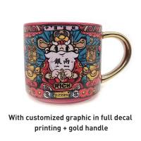 China Wholesale Custom Logo cups Multi-colored wholesale mugs Ceramic Cups Espresso Coffee mugs ceramic cups for sale