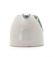 China Pottery Cream And Sugar Set Spring Summer 3d Silk Print With Handpainting Pattern for sale