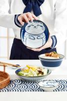China 16 Piece Ceramic Dinnerware Set For 8 Restaurant Hotel Home Sakura Dishes Hamsa Dish Dinner Plate Round for sale
