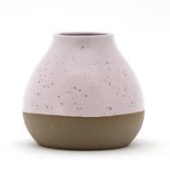 China 8 inch 7 inch 4 inch ceramic flower pots Creative style design ceramic flower vase pink vase for sale