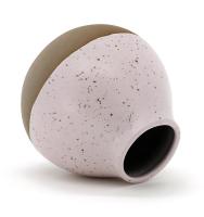 China 8 inch 7 inch 4 inch ceramic flower pots Creative style design ceramic flower vase pink vase for sale