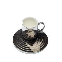 China Ceramic Cup Saucer Set  Ceramic Mug And Compartments Ceramic Plates  Sets Customized For Nice Gift for sale