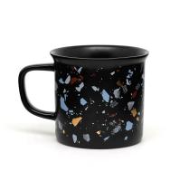 China 2020 new marble mosaic ceramic solid color mug with decal on glaze for sale
