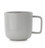 China Nordic Style Morandi Line Custom Ceramic Tall Coffee Mug 16Oz for sale
