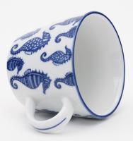 China Custom luxury blanks 9oz ceramic simple sublimation mug coffee cup for gifts for sale