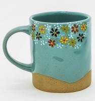 China Fashion Customized Colored Coffee Tea Ceramic Mug With Handle Gardening Coffee Mugs for sale