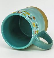China Fashion Customized Colored Coffee Tea Ceramic Mug With Handle Gardening Coffee Mugs for sale