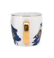 China Custom Sublimation Mugs Coffee Camp Outdoor Christmas Ceramic Mug With Logo DW-01A04 for sale