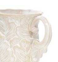 China Gardening Mugs White Garden Harvest Mug Ceramic Mug With 3d Reactive Glaze for sale
