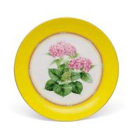 China Pink Floral Design Porcelain Cups Decal Luxury Coffee Tea Cup And Saucer With Colorful Rim for sale