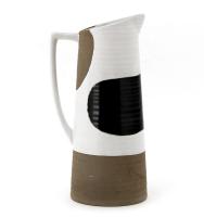 China Jug Cup Coffee Water Milk Pitcher Geometric Patterns Jugs Water Ceramic Water Pots & Kettles Food for sale