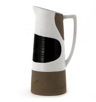 China Jug Cup Coffee Water Milk Pitcher Geometric Patterns Jugs Water Ceramic Water Pots & Kettles Food for sale