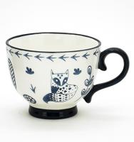 China Mug Large Capacity Milk Oatmeal Breakfast Cup Coffee Cup Nordic Ins Cute Water Cup Household Ceramics for sale