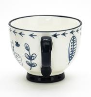 China Mug Large Capacity Milk Oatmeal Breakfast Cup Coffee Cup Nordic Ins Cute Water Cup Household Ceramics for sale