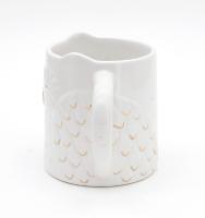 China Custom Design White 16oz 3d Hand Paint Earthenware Owl Mug Ceramic Coffee for sale