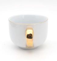 China Advertising Gifts Gold Handle Mug Personalized Ceramic Coffee Mug Cup Make Tea for sale