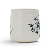 China Handmade Coffee Mug With 3D Matte Clear Glaze Ceramic Stoneware Mugs For Gift for sale