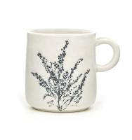 China Handmade Coffee Mug With 3D Matte Clear Glaze Ceramic Stoneware Mugs For Gift for sale