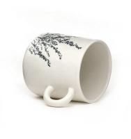 China Handmade Coffee Mug With 3D Matte Clear Glaze Ceramic Stoneware Mugs For Gift for sale