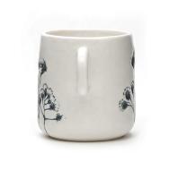 China Handmade Coffee Mug With 3D Matte Clear Glaze Ceramic Stoneware Mugs For Gift for sale