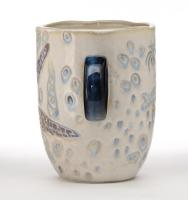 China Animal Pattern Decoration Ceramic Mug Cup Cute Handmade Mugs Hand Built Cups for sale