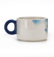 China 7oz Custom Pattern Mugs Ceramic Coffee Mug Cute Mini Cup Stacking Ceramic Mugs for sale