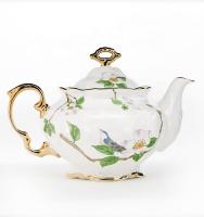 China Ceramic Chinese Teapot  Kettle Floral Design Teapot Large Capacity For Afternoon Tea for sale