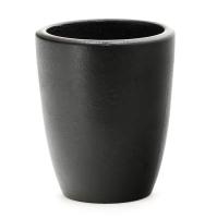 China Custom Logo Plain Black Glazed Color Reusable Ceramic Coffee Mug for sale