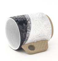China Coffee Mug Sets Funny Coffee Mugs White Ceramic Mug With Cute Handle for sale