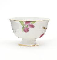 China White Gold Rim Afternoon Tea Set With Cups And Saucers Porcelain Teapot And Cup Set for sale