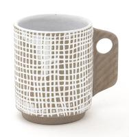 China Funny Mug Sets  White Ceramic Mug With Cute Handle Garden Coffee Mugs DW-01A184 for sale