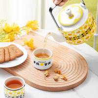 China Ceramic Elephant Teapot Household Simple Practicalkettle Set Creative Wedding Gifts With Mugs for sale