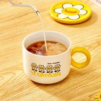 China Wholesale Mugs Suitable For Couples Children Girls Use Large Capacity Ceramic Mug With Lid Office Home Creative Coffee for sale