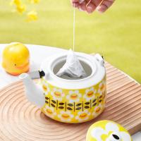 China Cute Brewing Tea Pot Tea Coffee Mugs Cartoon Teapot Cool Kettle Tea Set Home Ceramic Mug 0.93kg/Pc for sale