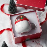 China Round Cute Christmas Mug for sale