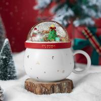 China Round Cute Christmas Mug for sale