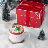 China Round Cute Christmas Mug for sale