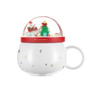China Round Cute Christmas Mug for sale