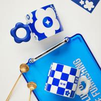 China Ready To Ship In Stock Wholesale Mugs Vintage Klein Blue Creative High Value Ceramic  Boys Mugs Customizable Office Couple for sale