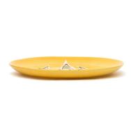 China 8.8 Inch Cactus Plants Ceramic Salad Plate Dinner Plate For Spring Summer for sale