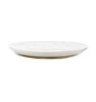 China Dessert White Custom Porcelain Plates Ceramic Plate Printing Designs for Christmas for sale