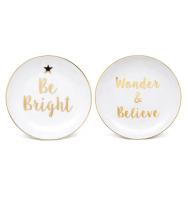 China Dessert White Custom Porcelain Plates Ceramic Plate Printing Designs for Christmas for sale