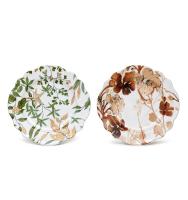 China 2025 New Design Royal Ceramic Plates Porcelain Plate Autumn Tableware Boutique Gift Set for sale