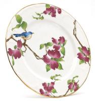 China White ceramic decorative gold edge dinner plate set for wedding party for sale