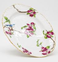 China White ceramic decorative gold edge dinner plate set for wedding party for sale